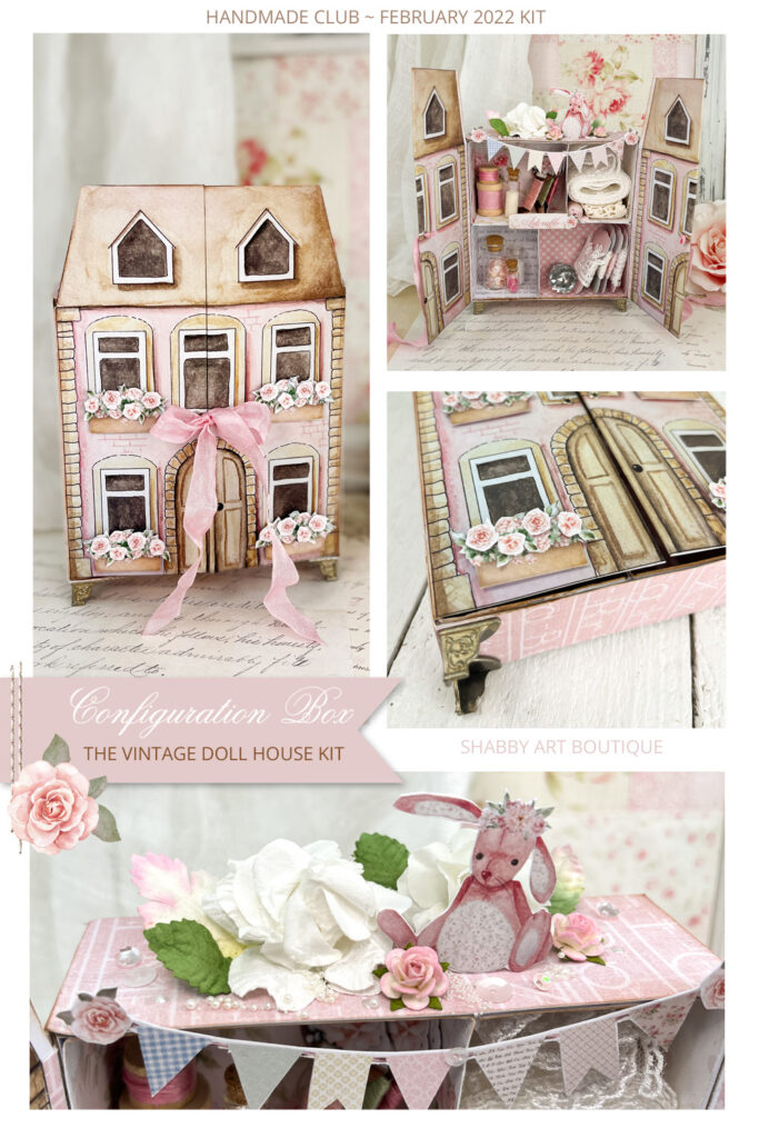 DIY: The Vintage Doll House Configuration Box - Shabby Art Boutique