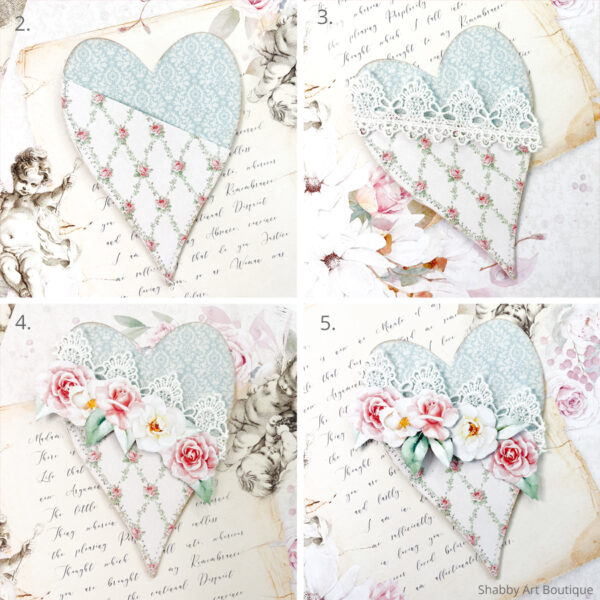 Printable Heart Pocket - Shabby Art Boutique