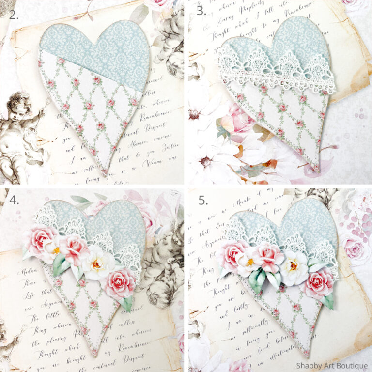 Printable Heart Pocket - Shabby Art Boutique