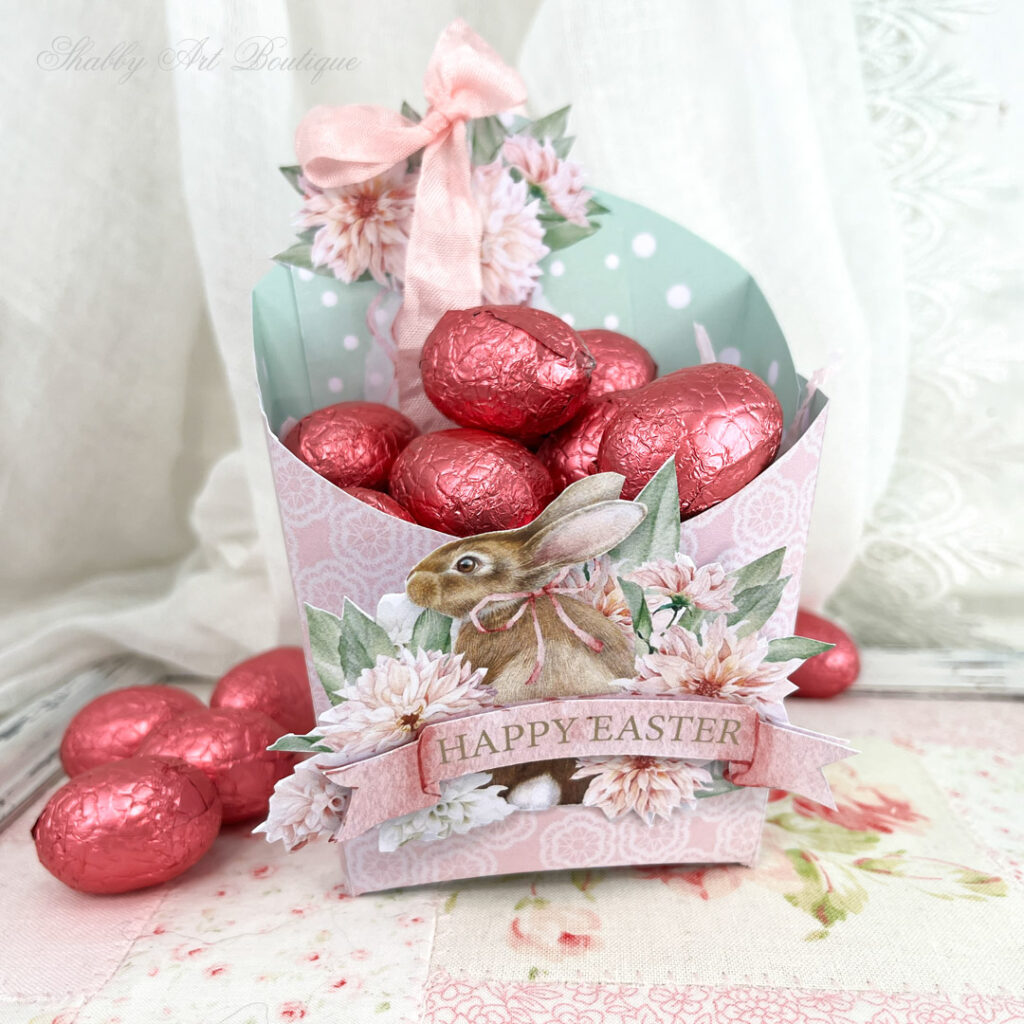 Beautiful Easter Egg Box - Shabby Art Boutique