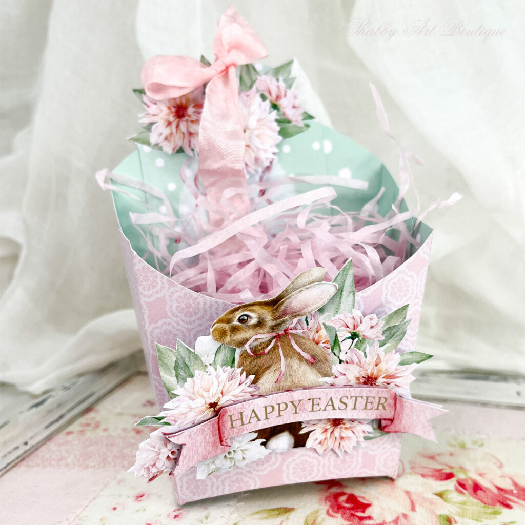 Beautiful Easter Egg Box - Shabby Art Boutique