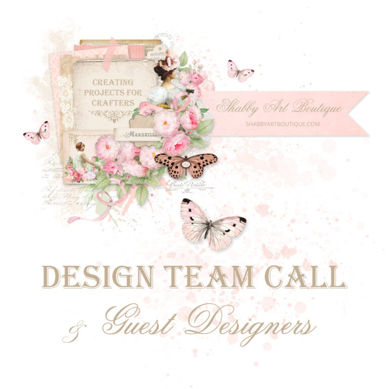 Call for New Design Team Members - Shabby Art Boutique