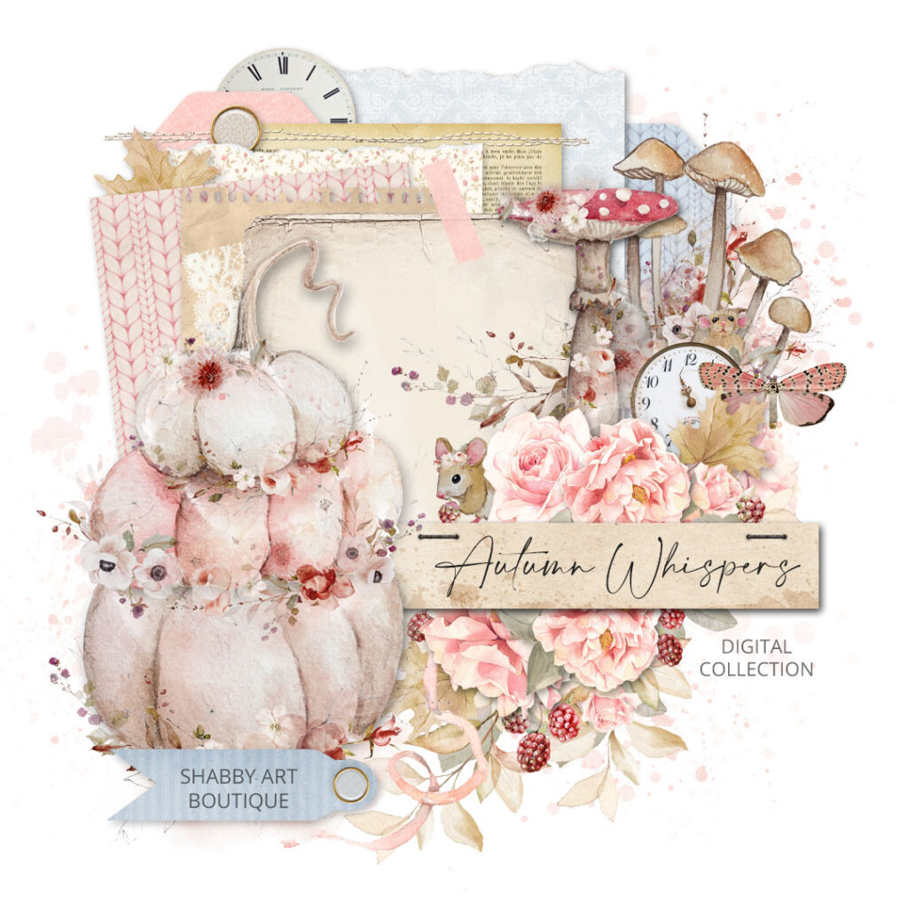 Autumn Whispers - Gorgeous Design Team Projects - Shabby Art Boutique