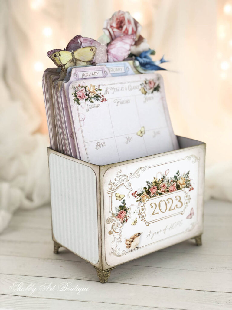 New on Etsy ~ 2023 Vintage Planners and Calendars - Shabby Art Boutique