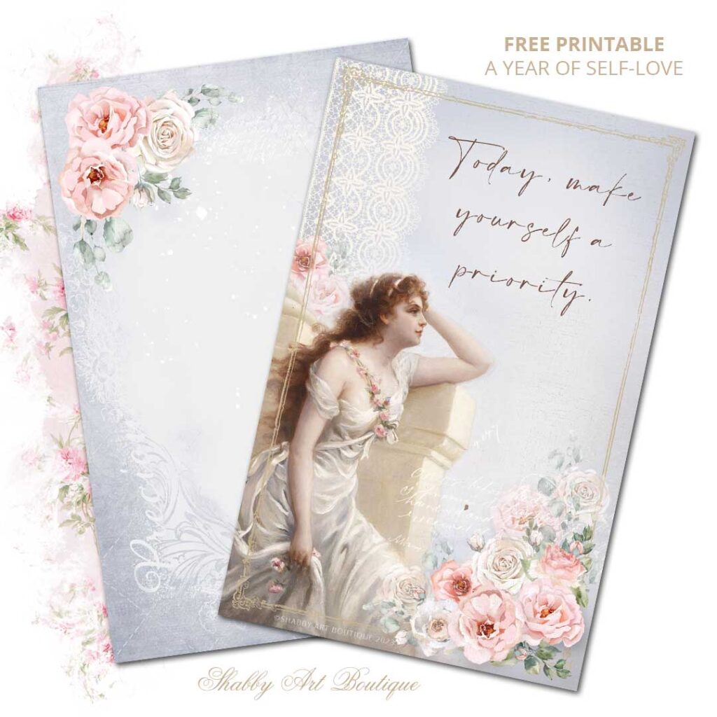A Year of Self-Love Printables - Shabby Art Boutique