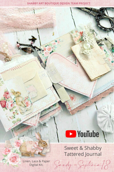 Sweet & Shabby Tattered Journal ~ Design Team Projects - Shabby Art ...