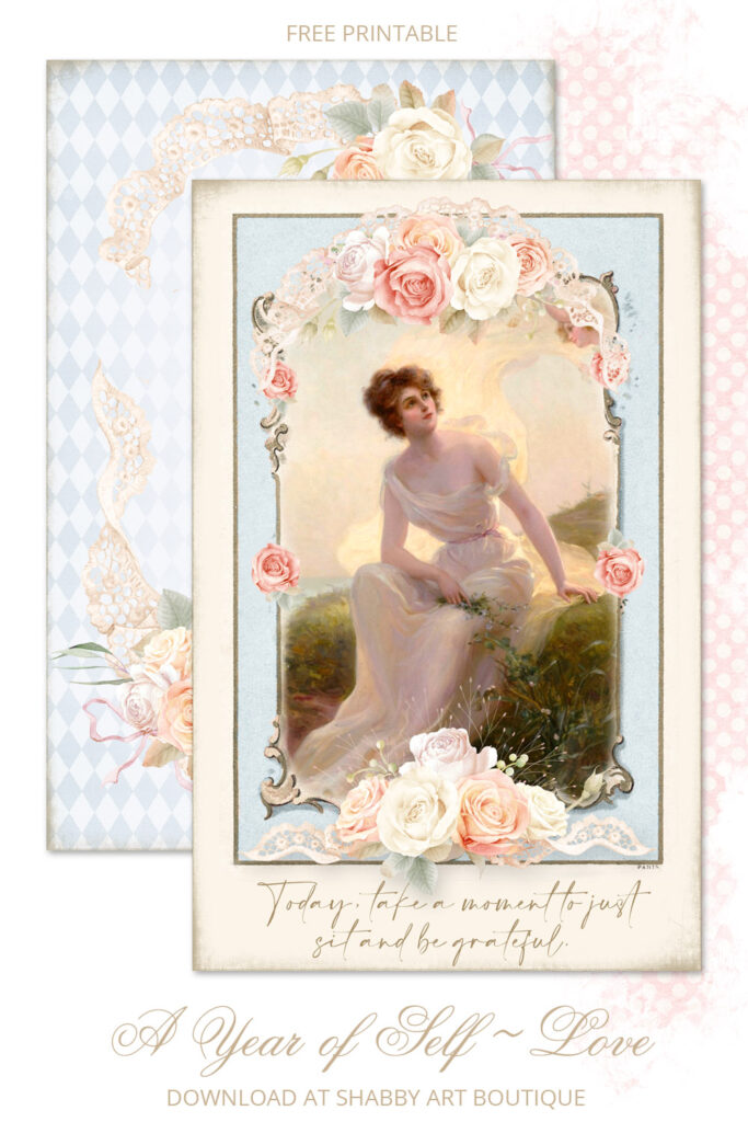 A Year of Self-Love ~ April Printables - Shabby Art Boutique