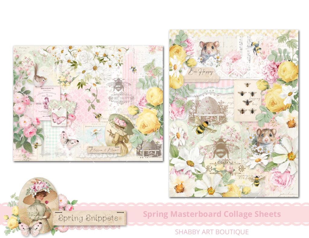 Spring Snippets Digital Kit - Shabby Art Boutique