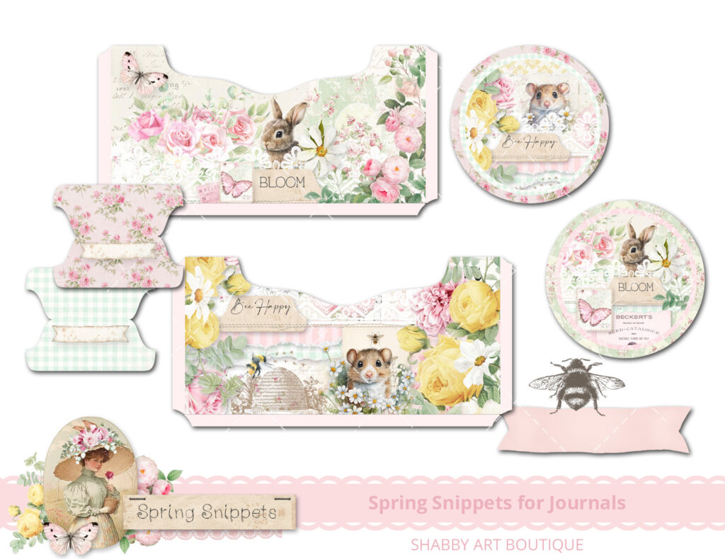 Spring Snippets Digital Kit - Shabby Art Boutique