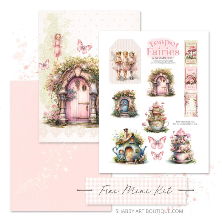 Teapot Fairies Enchanting Creations - Shabby Art Boutique