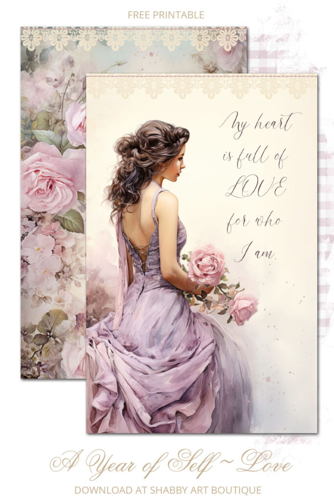 A Year of Self-Love ~ September Printable - Shabby Art Boutique