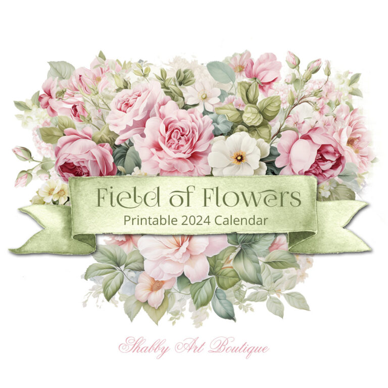 Unveiling my NEW 2024 Printable Calendars Collection - Shabby Art Boutique