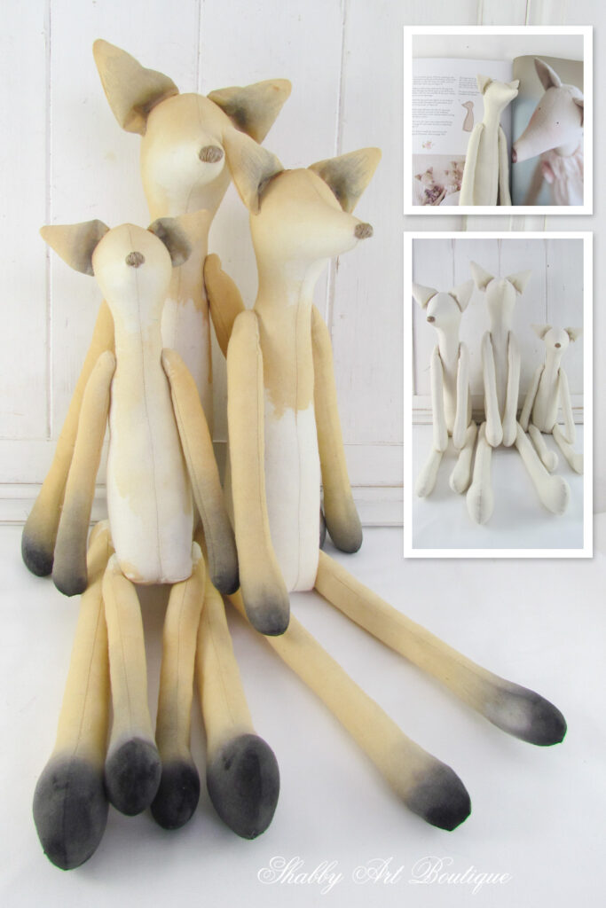 Crafting Whimsical Foxes for Autumn in the Craft Room - Shabby Art Boutique