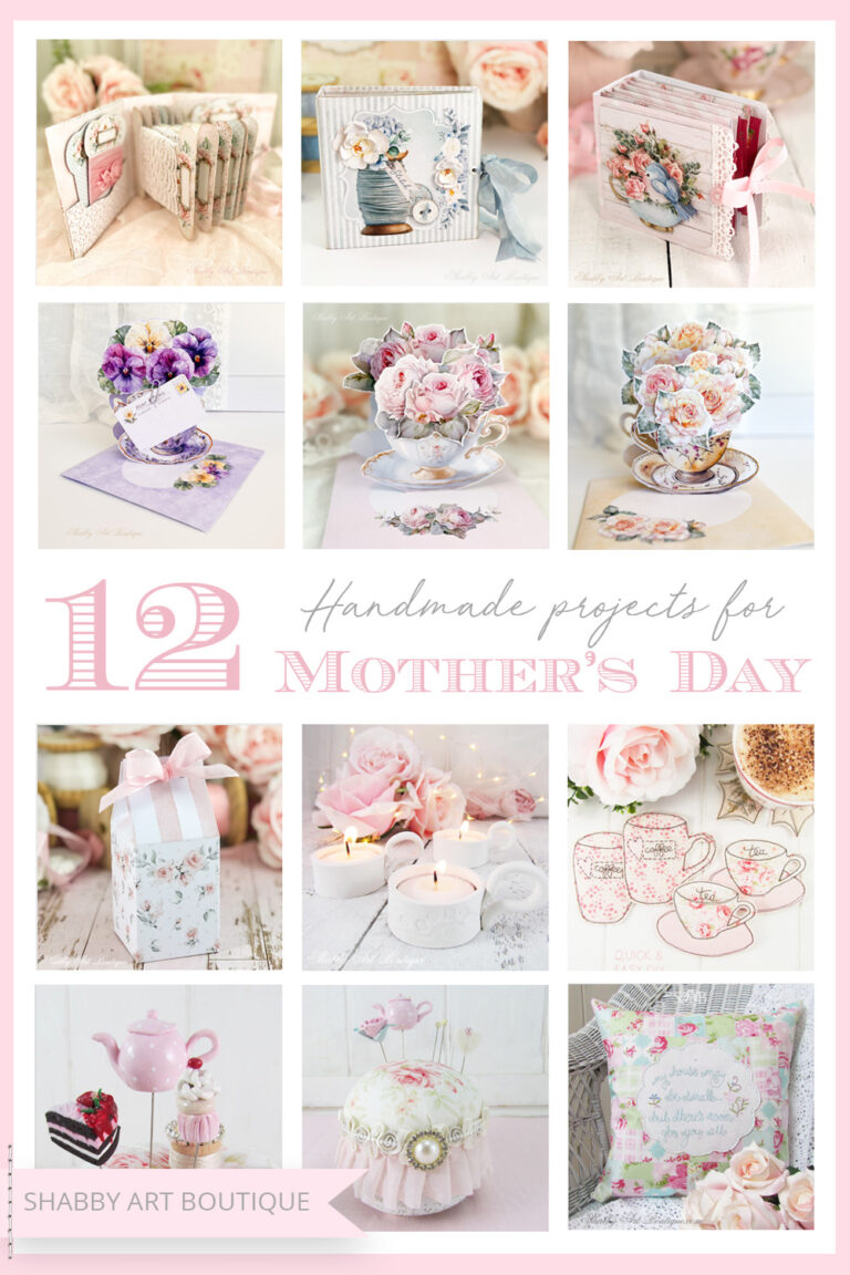 12 Heartfelt Handmade Projects for Mother's Day - Shabby Art Boutique