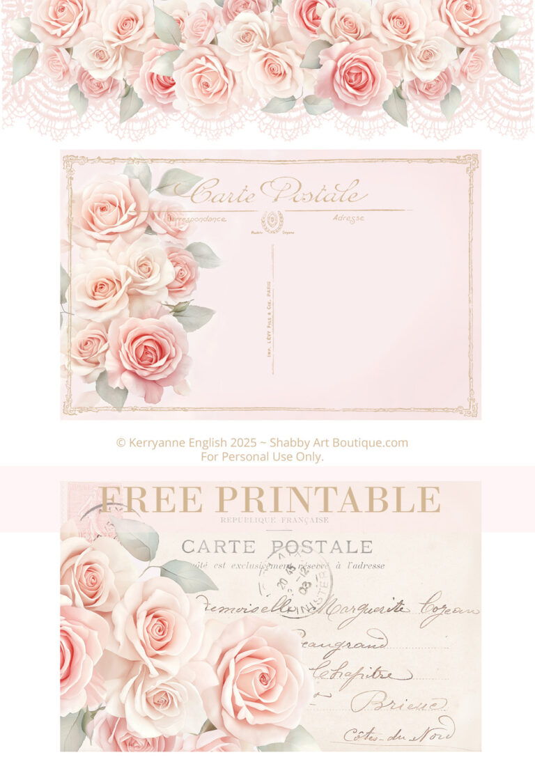 Shabby Roses Mini Sampler - Shabby Art Boutique