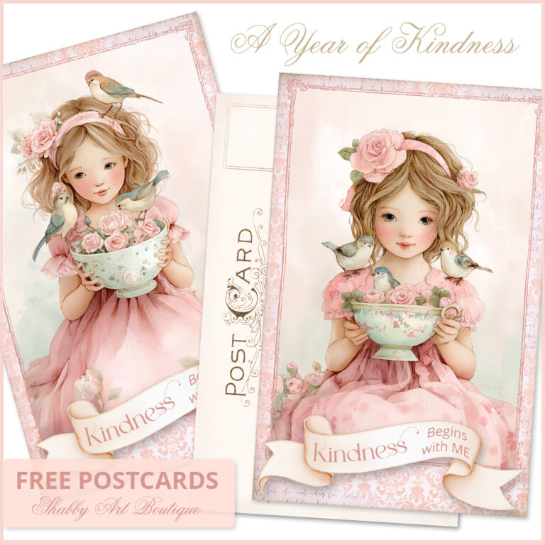 A Year of Kindness – August Free Printable - Shabby Art Boutique