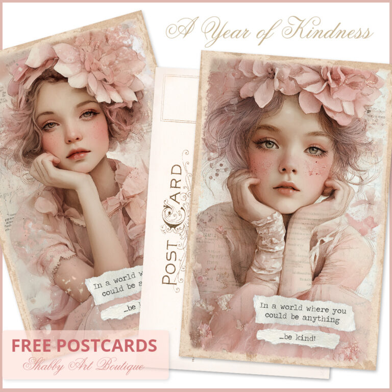 A Year of Kindness - free printable postcards for November 2025 by ...